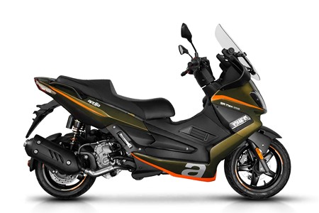 宗申阿普利亚摩托车品牌>SR Max 250报价车型图片-摩托范-哈罗摩托