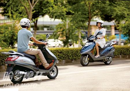 豪爵摩托车品牌>天鹰HJ125T-16D报价车型图片-摩托范-哈罗摩托